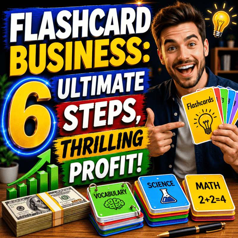 Flashcard Business: 6 Ultimate Steps, Thrilling Profit - BeIN ADVISOR